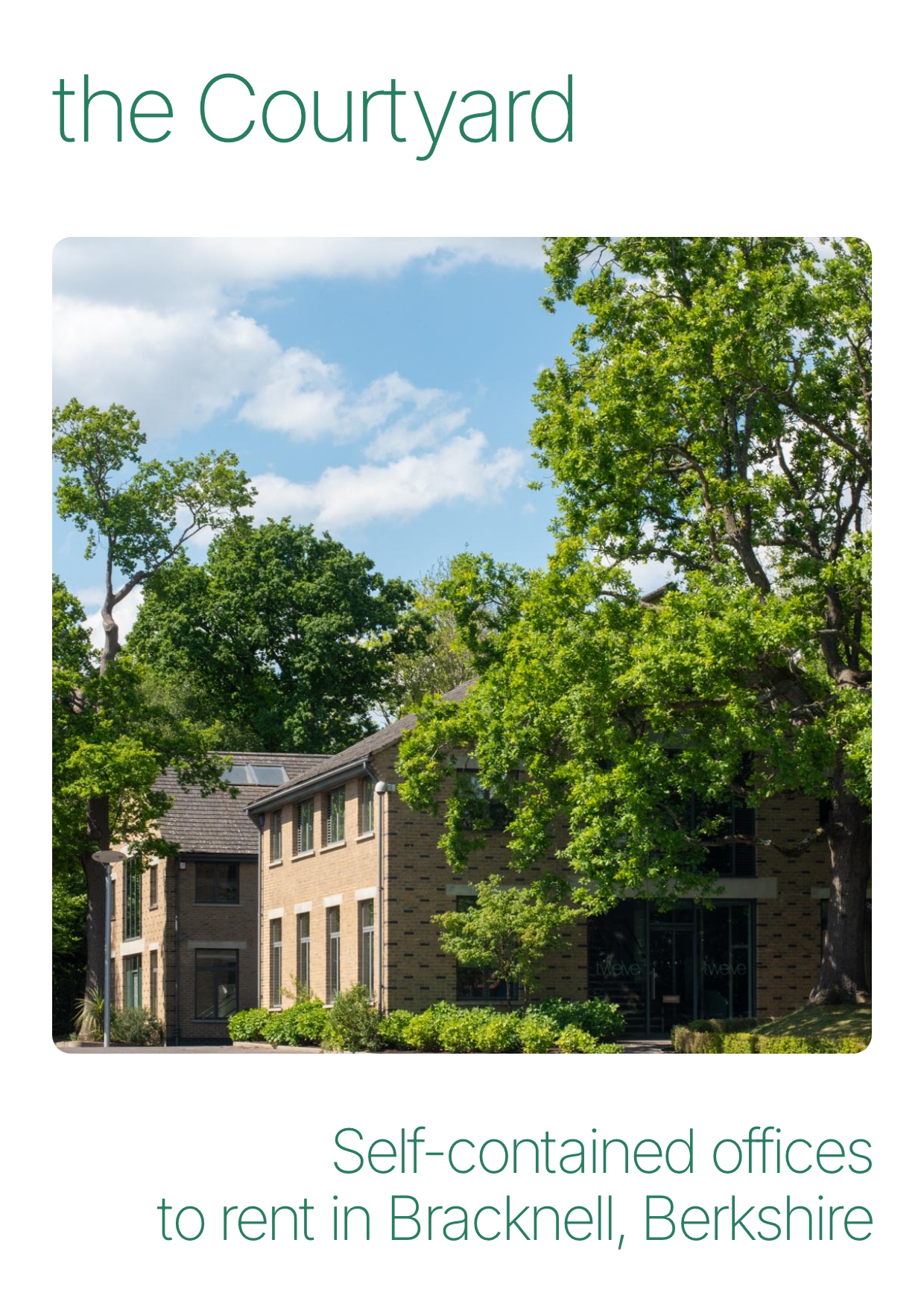 Brochures - the Courtyard